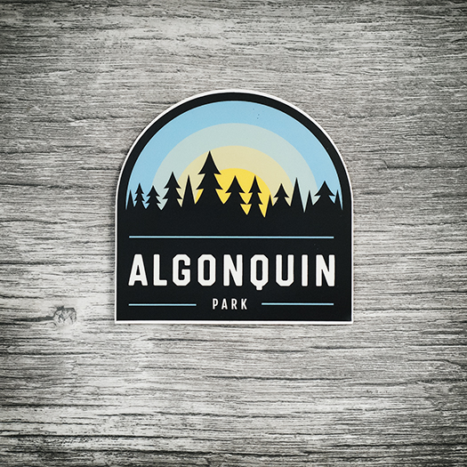 STICKER: Sunset Trees "Algonquin Park" - The Portage Outpost
