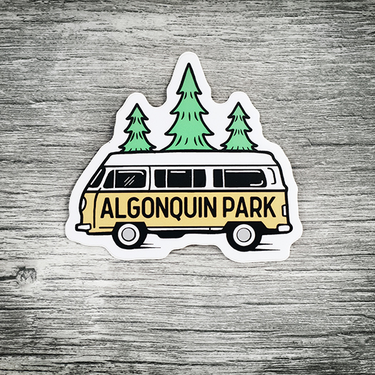 STICKER: "Algonquin Park" Camper Van - The Portage Outpost