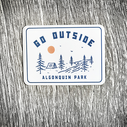 STICKER: Go Outside Campsite "Algonquin Park" - The Portage Outpost